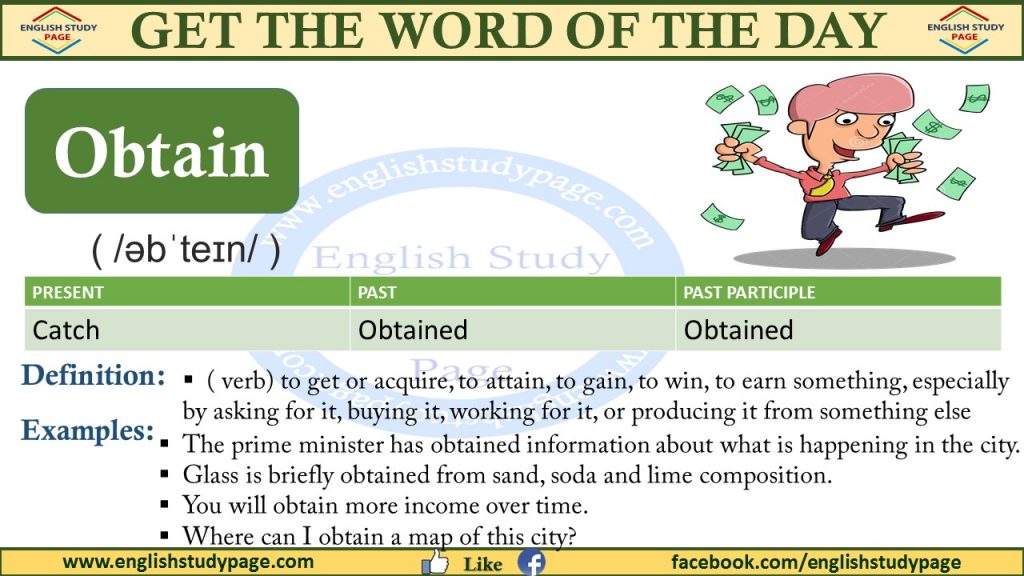 Obtain Archives English Study Page